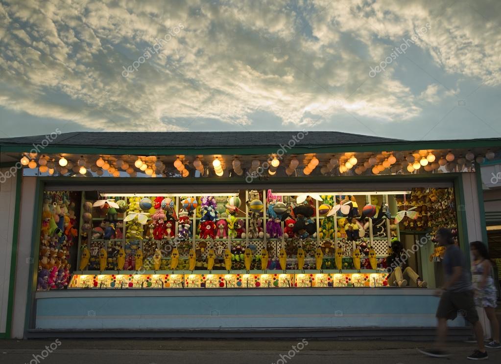 Carnival Game Stand at Night — Stock Photo © jackai #12846717