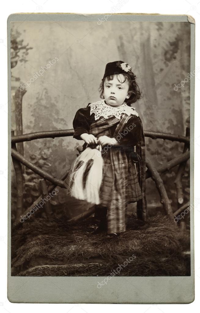 Victorian boy wearing a kilt — Stock Photo © CogentMarketing #40530823