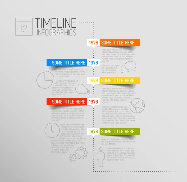 Infographic timeline report template ⬇ Vector Image by © orson | Vector ...
