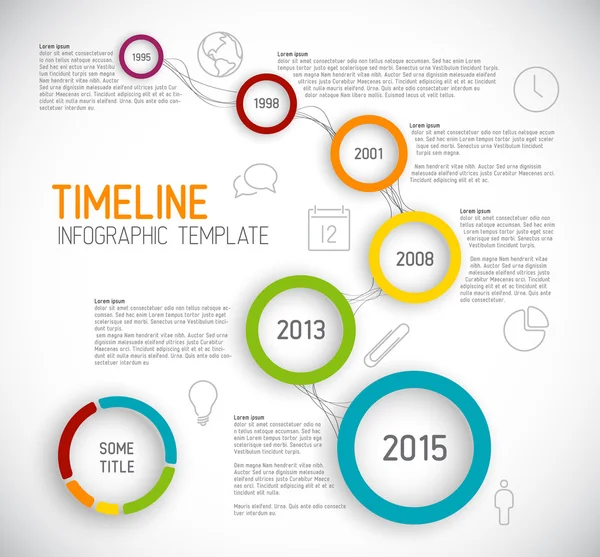 Timeline Infographic Template Psd