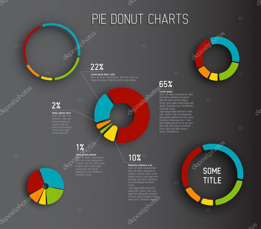 Donut pie chart templates Stock Vector Image by ©orson #48503815 Donut pie chart templates Stock Vector Image by ©orson #48503815