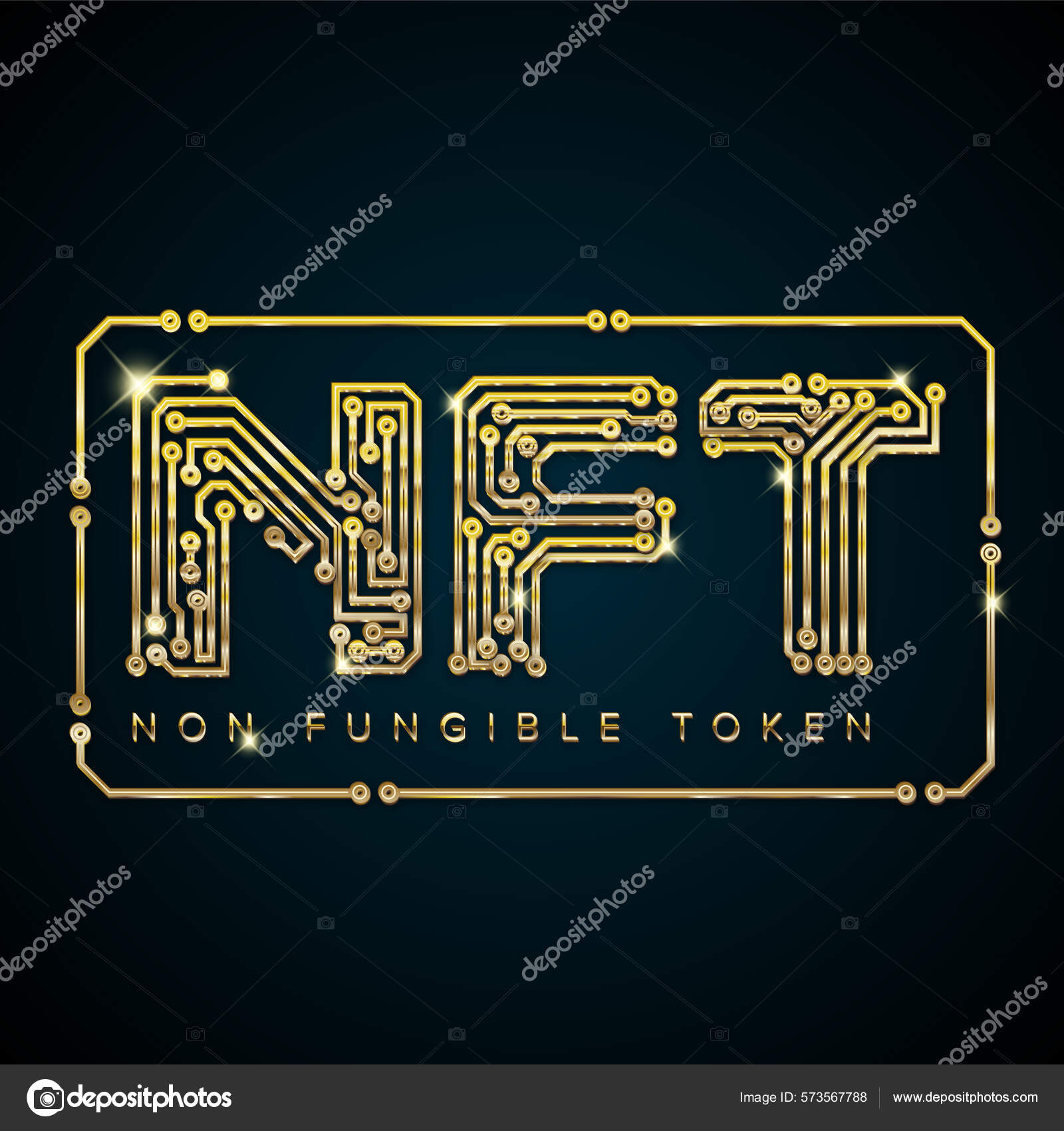 Vector Nft Concept Header Banner Illustration Template Websites Social ...