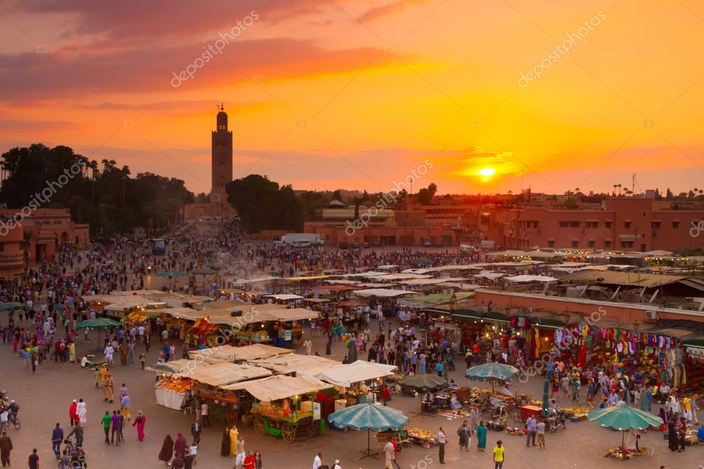 Jamaa el Fna, Marrakesh, Morocco. – Stock Editorial Photo © kasto #47114449