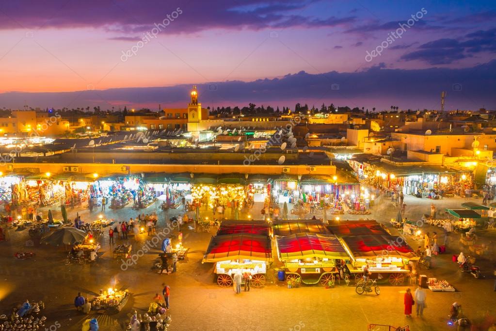 Jamaa el Fna, Marrakesh, Morocco. — Stock Photo © kasto #47114495
