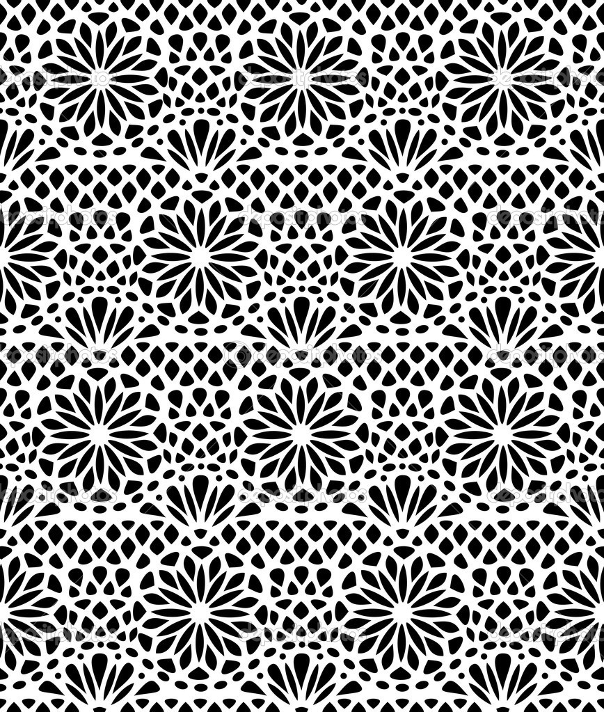 Lace seamless pattern Stock Vector by ©gudimm 23078780