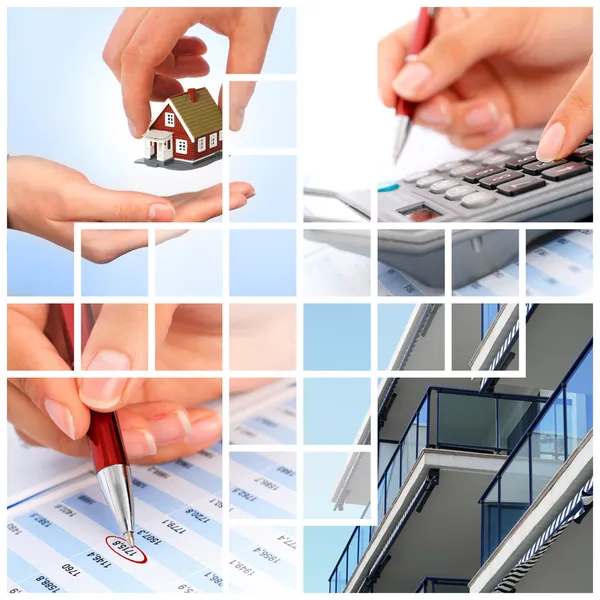 Real estate collage. - Stock Image - Everypixel