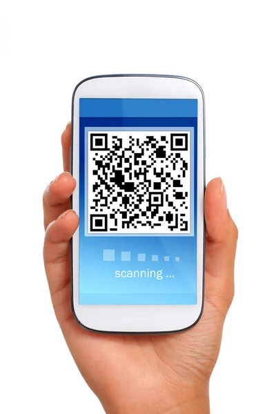 Capture QR code on mobile phone — Stock Photo © bloomua #12547708