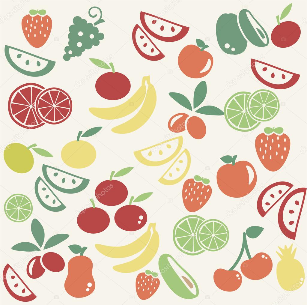 Fruit pattern Stock Vector Image by ©katerinarspb #13324171