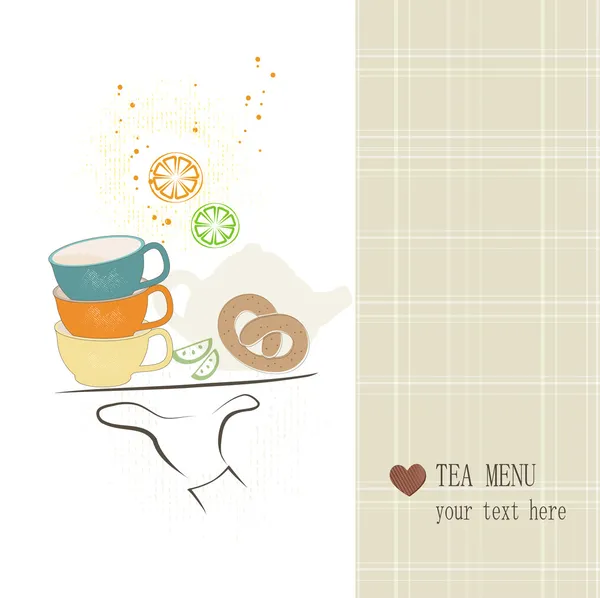 Tea menu Stock Vector by ©katerinarspb 19547425