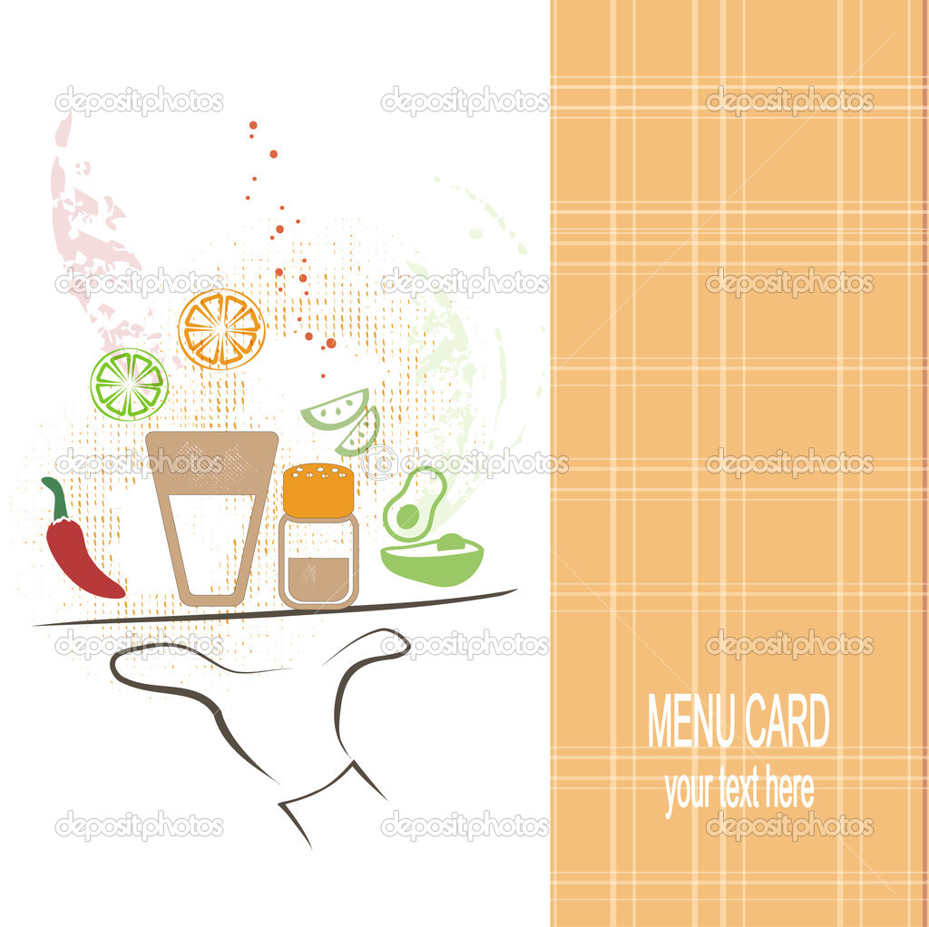 Menu Restoran Vektor Stok oleh ©katerinarspb 26843543