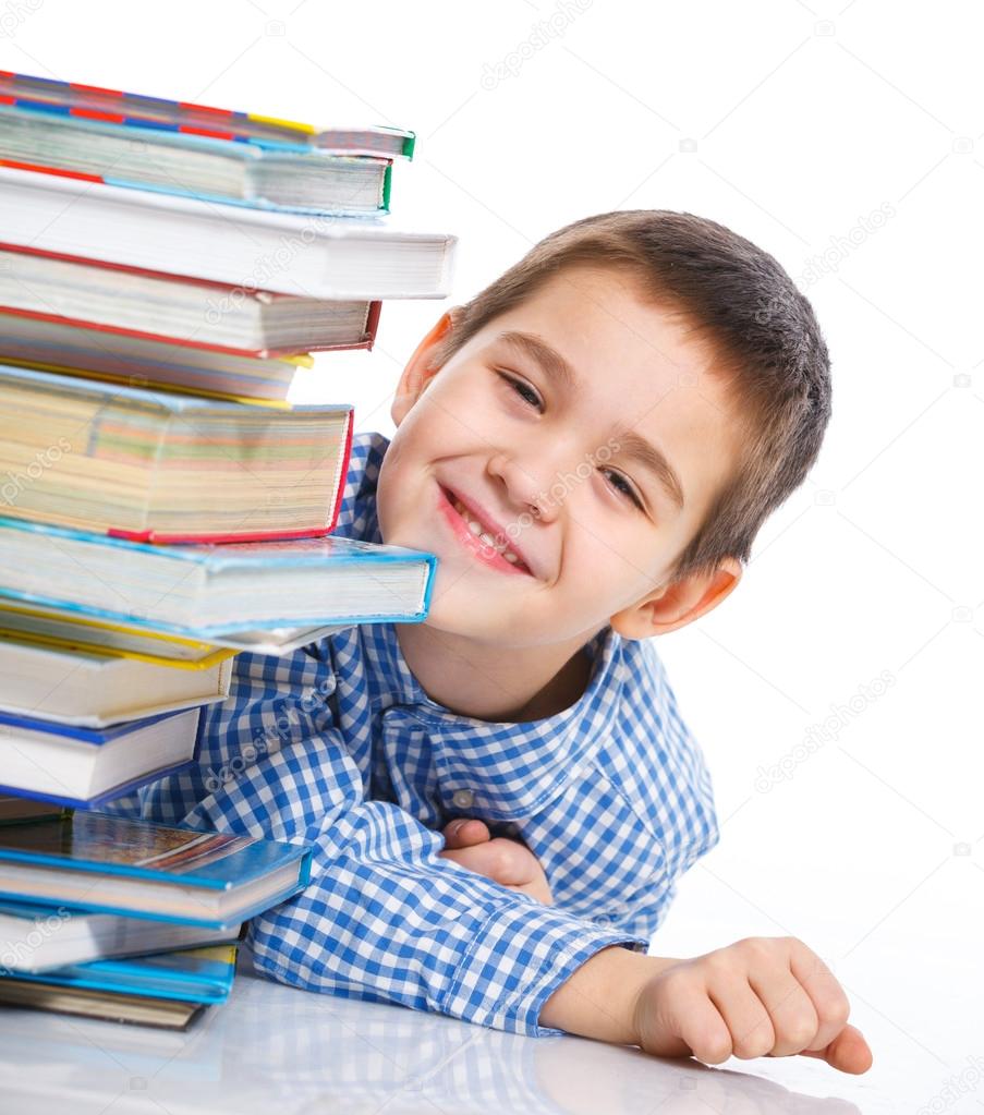 Smart Boy Studying — Stock Photo © mac_sim #21770943