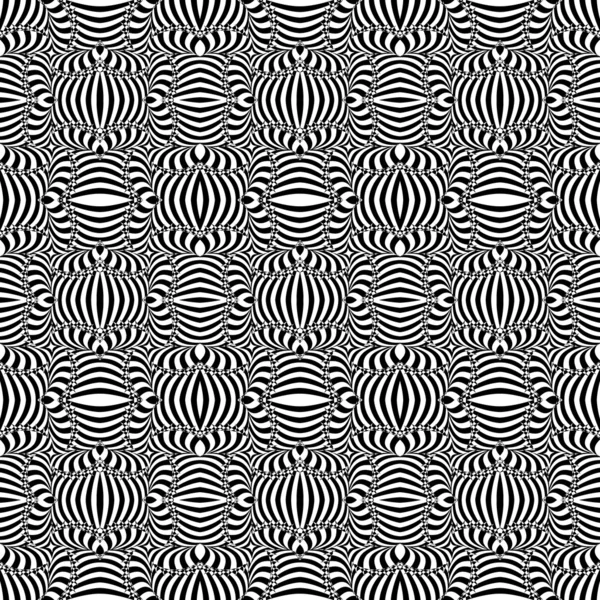 Seamless monochrome pattern geometric optical illusion — Stock Vector ...