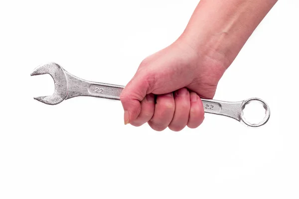 Hand holding wrench Stock Photos, Royalty Free Hand holding wrench ...