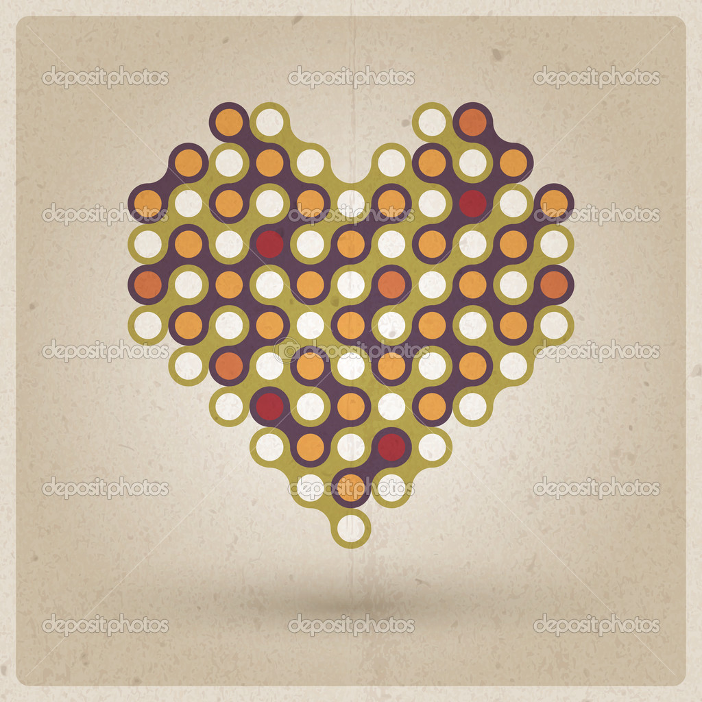 Retro Heart Stock Vector Image by ©MiraBavutti #18931415