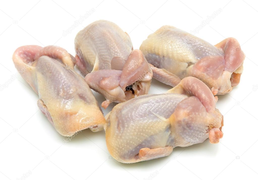 Four quail carcass - top view Stock Photo by ©evgenyiL 14398371