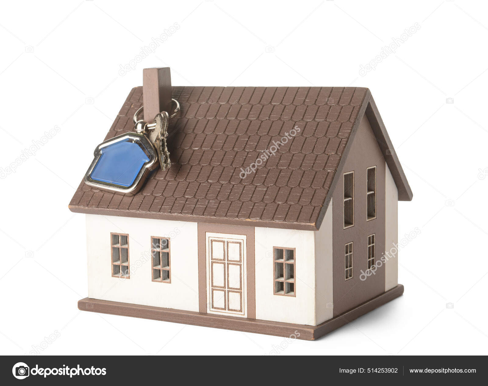 House Model Key White Background Stock Photo by ©serezniy 514253902