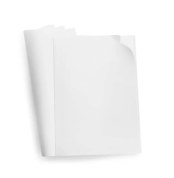 Blank Magazines White Background — Stock Photo © serezniy #518450172