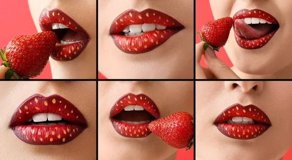Lips with fruit Stock Photos, Royalty Free Lips with fruit Images ...