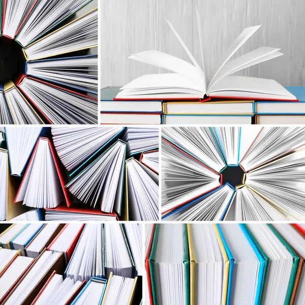 Book collage Stock Photos, Royalty Free Book collage Images | Depositphotos