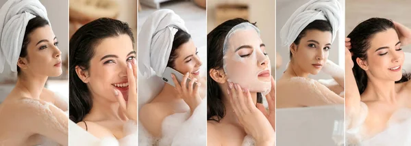 Women taking bath Stock Photos, Royalty Free Women taking bath Images ...
