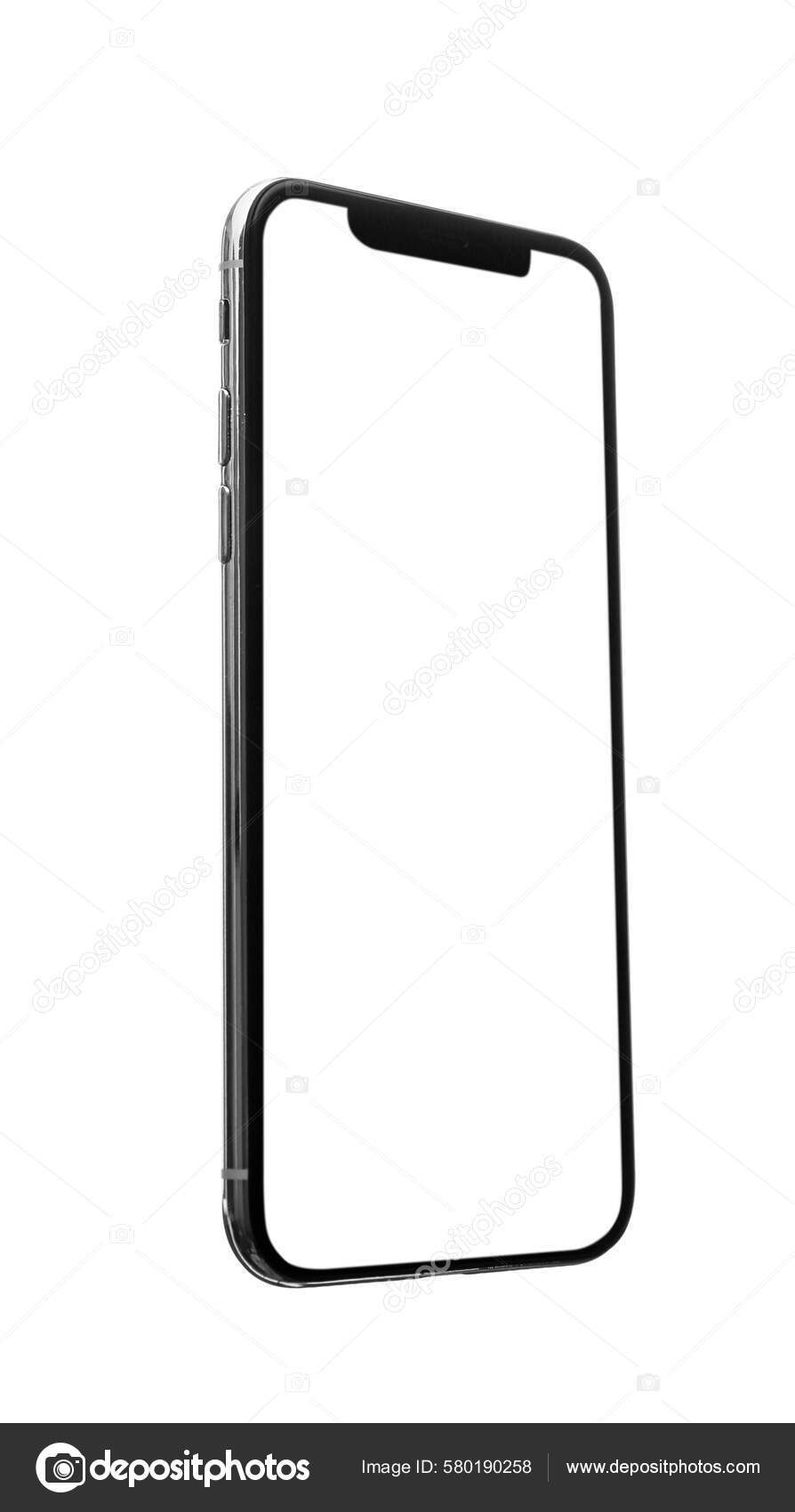 Modern Smartphone White Background — Stock Photo © serezniy #580190258