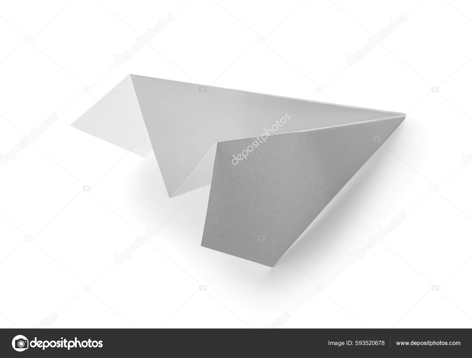 Paper Plane White Background — Stock Photo © serezniy #593520678