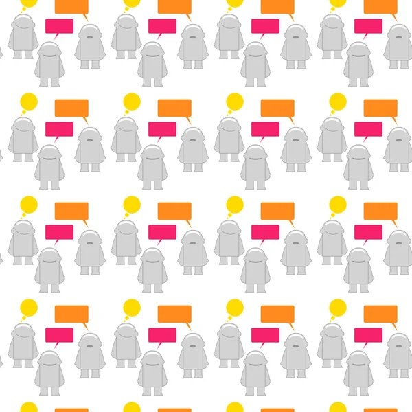 Social network pattern — Stock Vector © NaPev #44333603