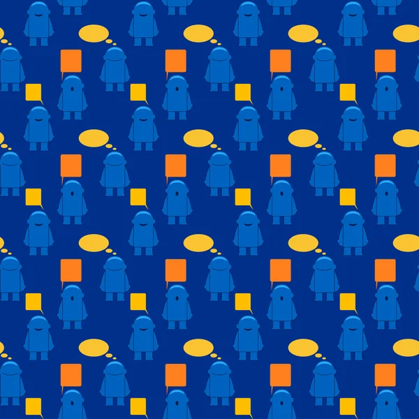 Social network pattern — Stock Vector © NaPev #44333603