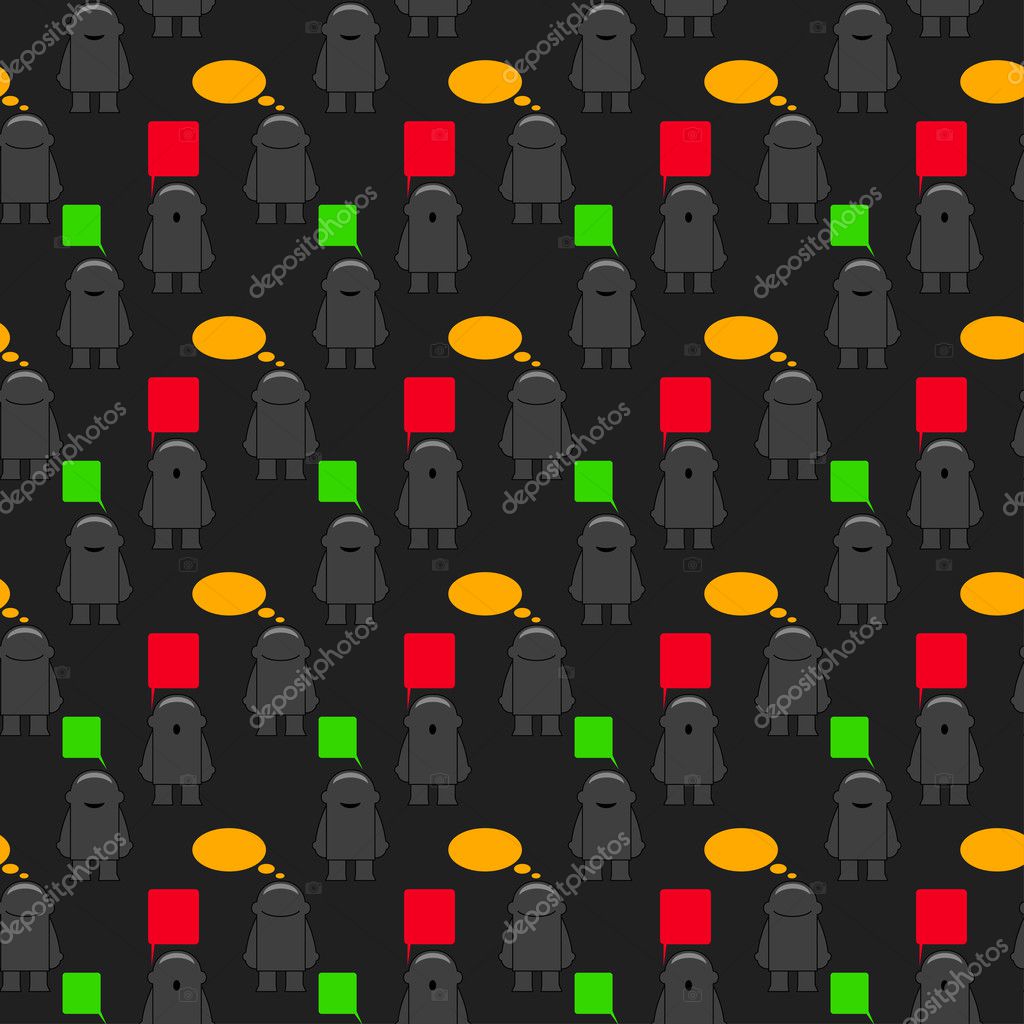 Social network pattern — Stock Vector © NaPev #44333603