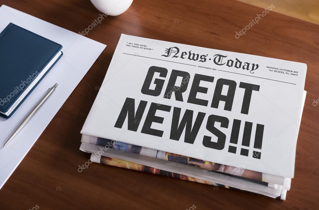 Great news Stock Photo by ©bloomua 16891047