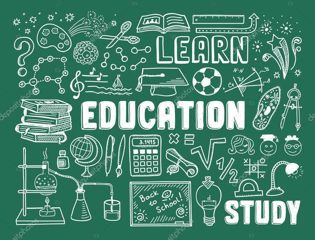 Education doodle elements Stock Vector Image by ©bloomua #28817843