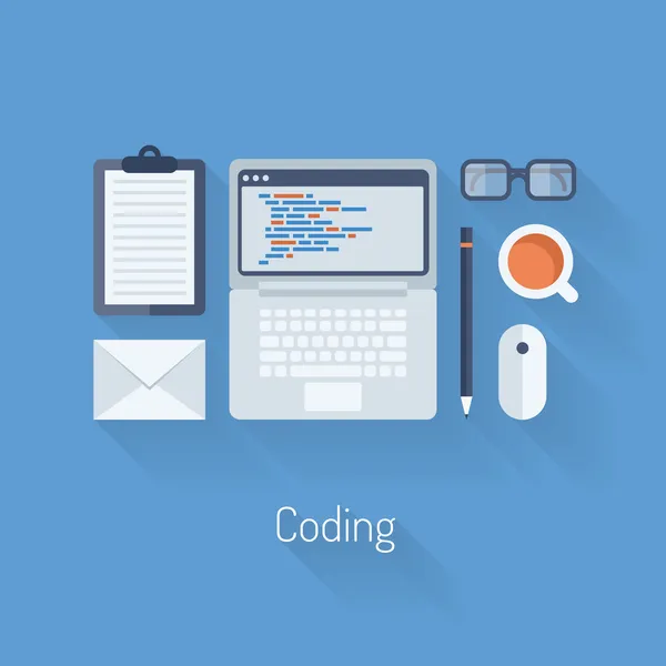 Coding background Stock Vectors, Royalty Free Coding background ...