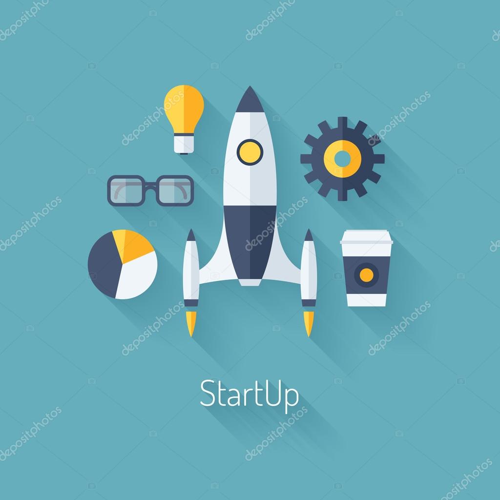 Product launch flat illustration Stock Vector Image by ©bloomua #38761087