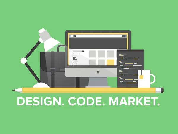 Web design development illustration Stock Vector Image by ©bloomua ...