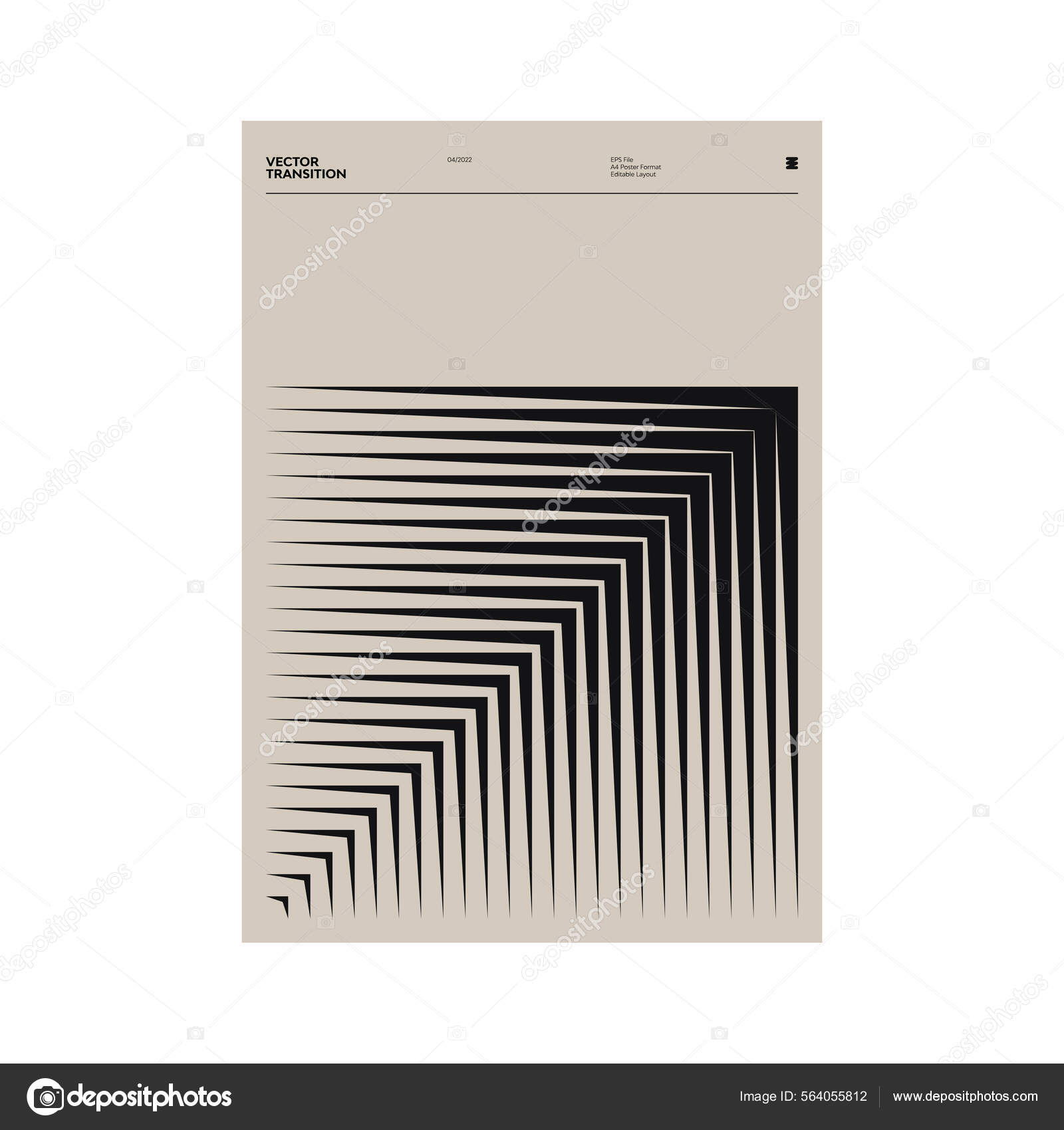 Minimalist Style Poster Design Layout Swiss Aesthetics Graphics ...