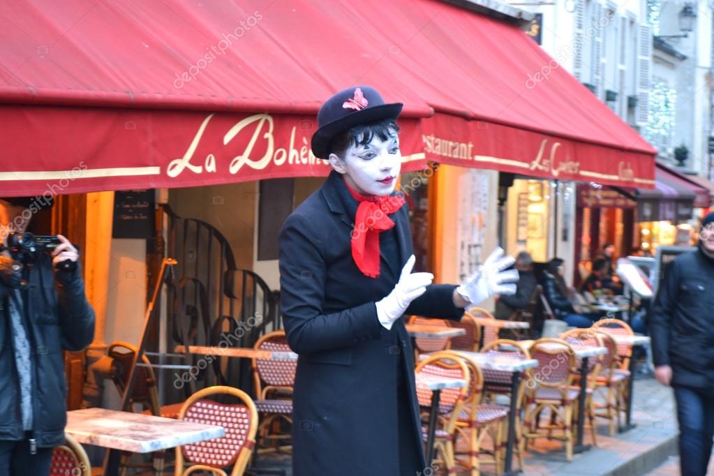 French Street Mime