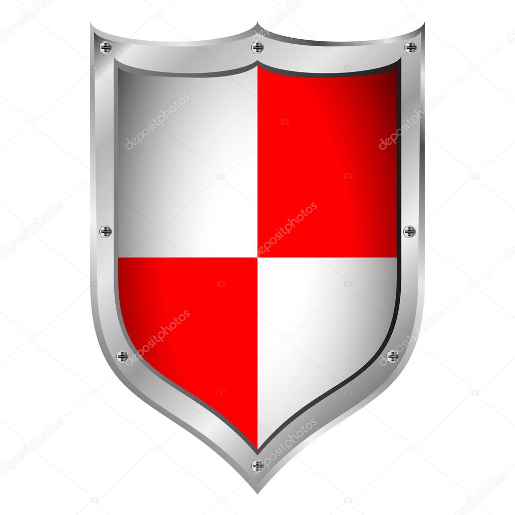 escudo medieval — Vector de stock © konstsem #42760619