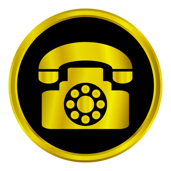 5,186,757 Gold phone call icon Vector Images | Depositphotos