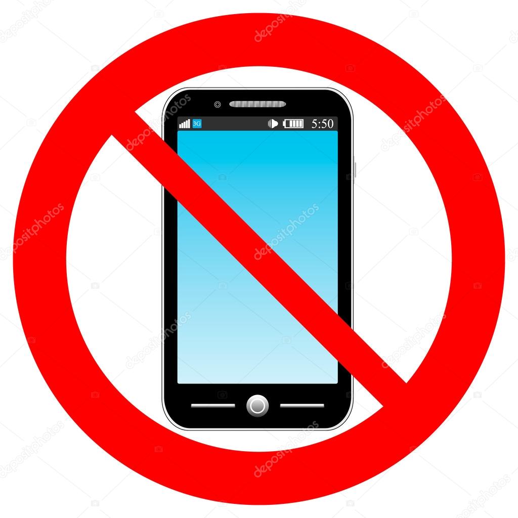 No phone vector sign Stock Vector Image by ©konstsem #43807261