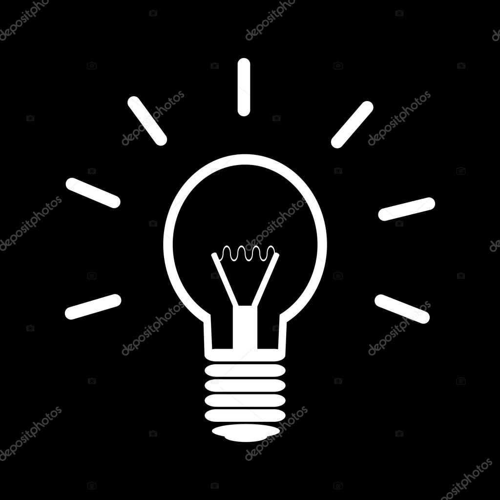 Light bulb icon — Stock Vector © konstsem #48187509