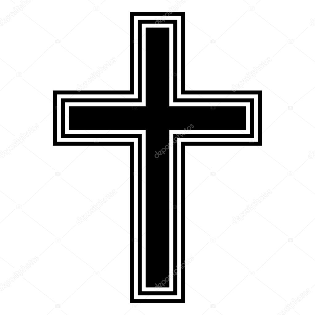 Cruz religiosa — Archivo Imágenes Vectoriales © konstsem #49936157