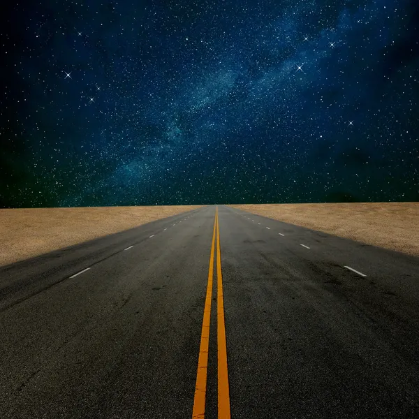 Starry Night Road — Stock Photo © davidschrader #16353321