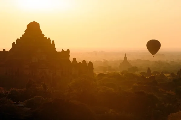 Sunrise over temples of Bagan in Myanmar - Stock Image - Everypixel