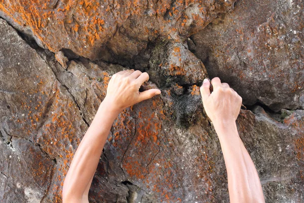 Hand climbing rock Stock Photos, Royalty Free Hand climbing rock Images ...
