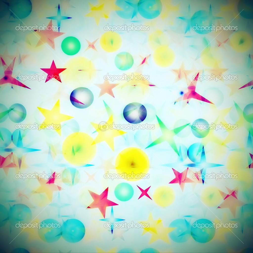 Estrellas Espaciales Coloridas