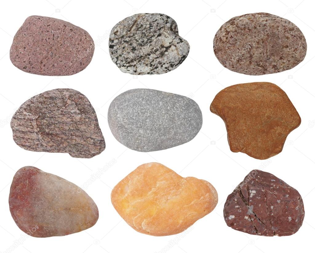 Collection Rocks isolated on white background Stock Photo by ©dusan964 ...