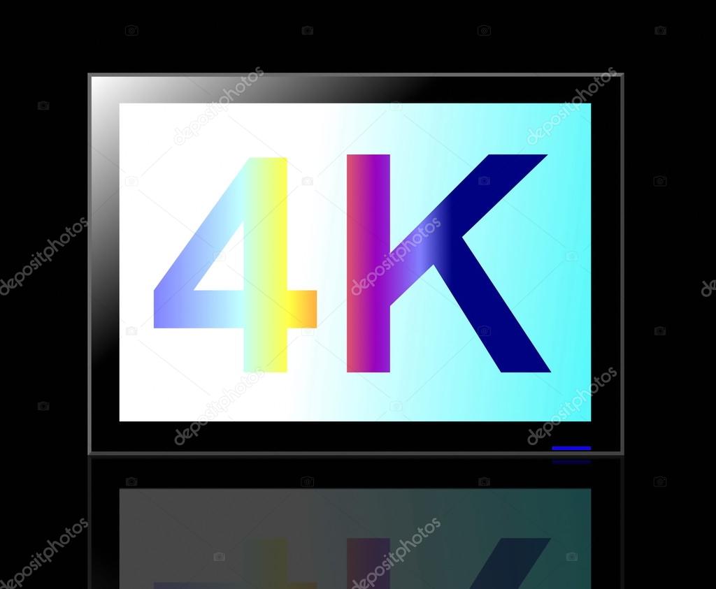 4K TV high resolution — Stock Photo © dusan964 #23173926