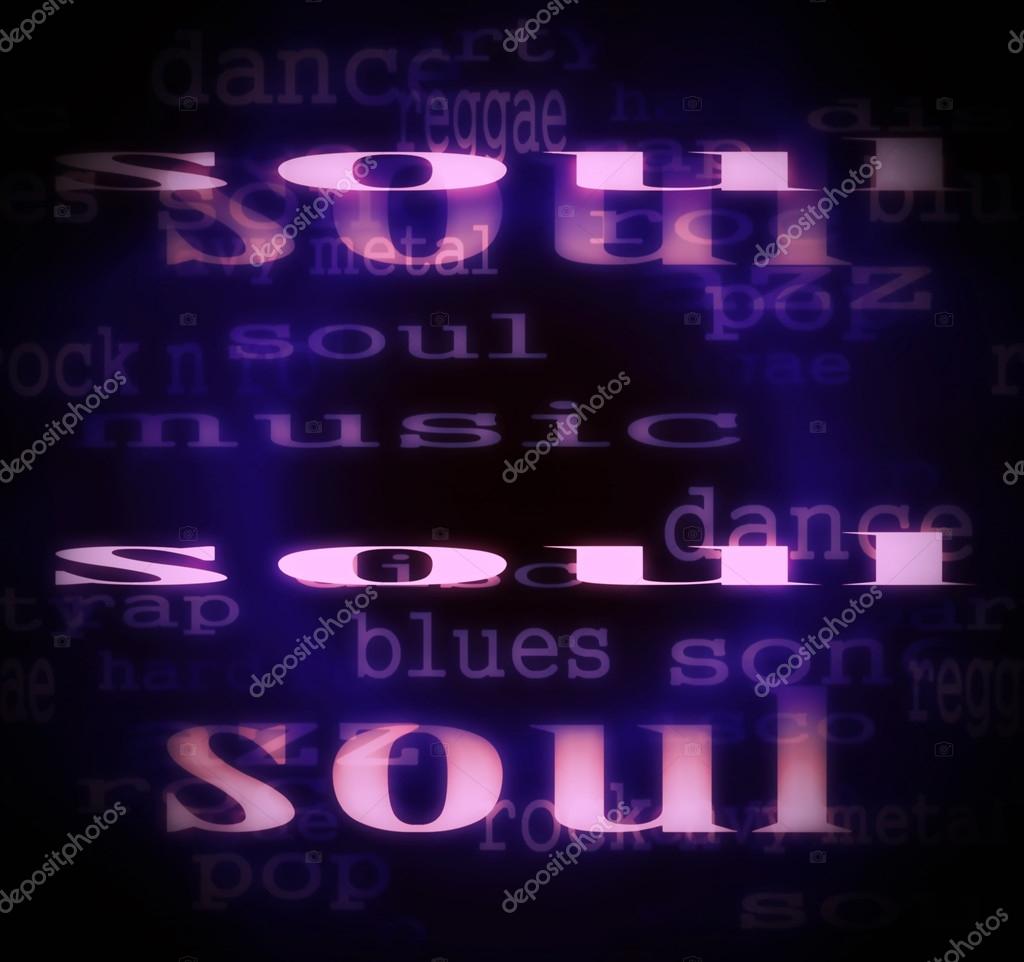 Concept soul word background, textures — Stock Photo © dusan964 #24557693