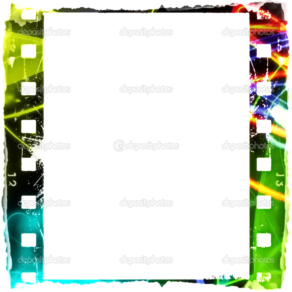 Colorful Film Clipart Border
