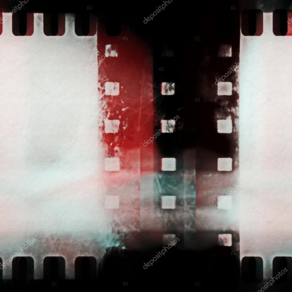 Red Film Strip Background